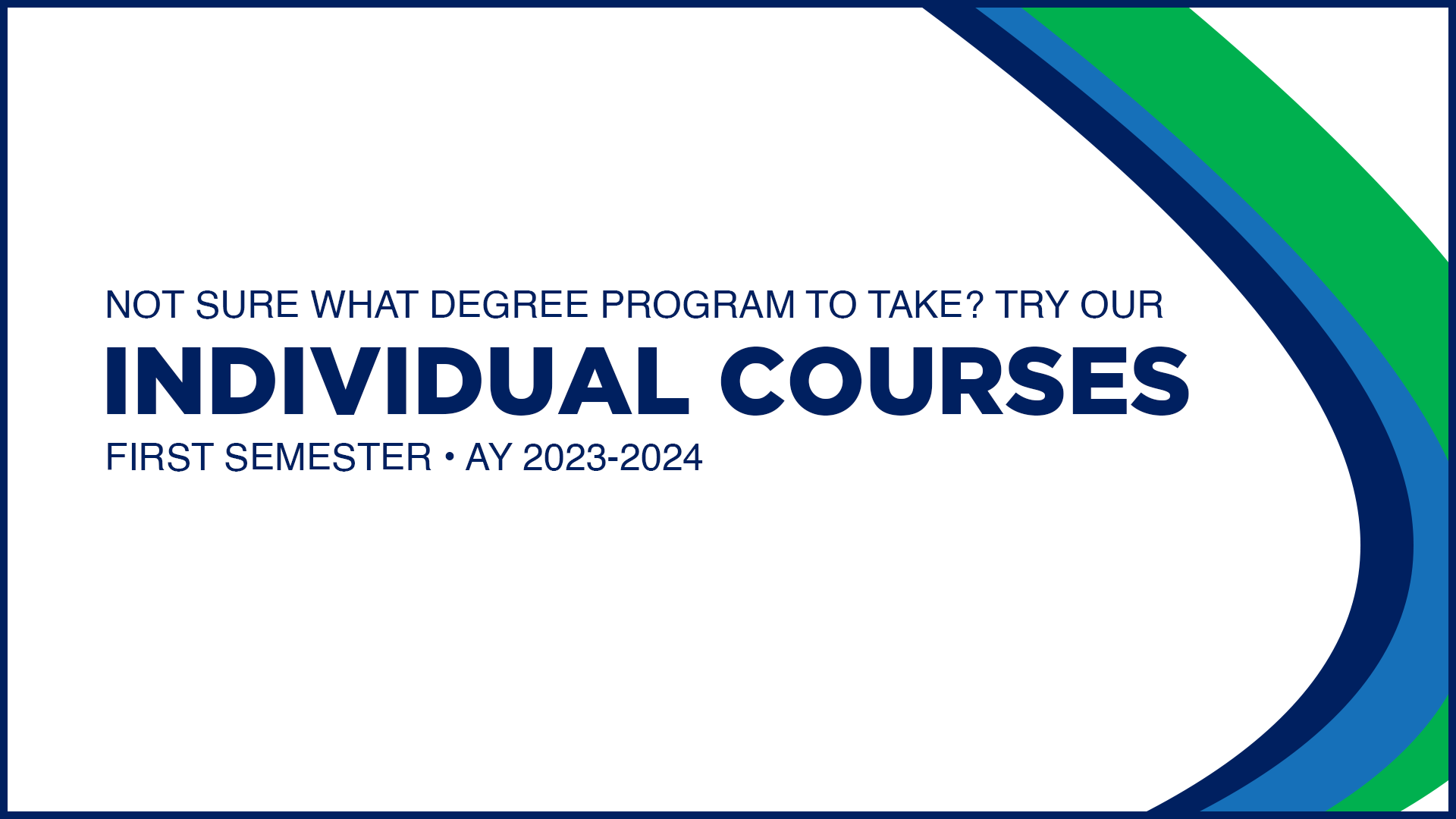 Individual Courses - ASCM